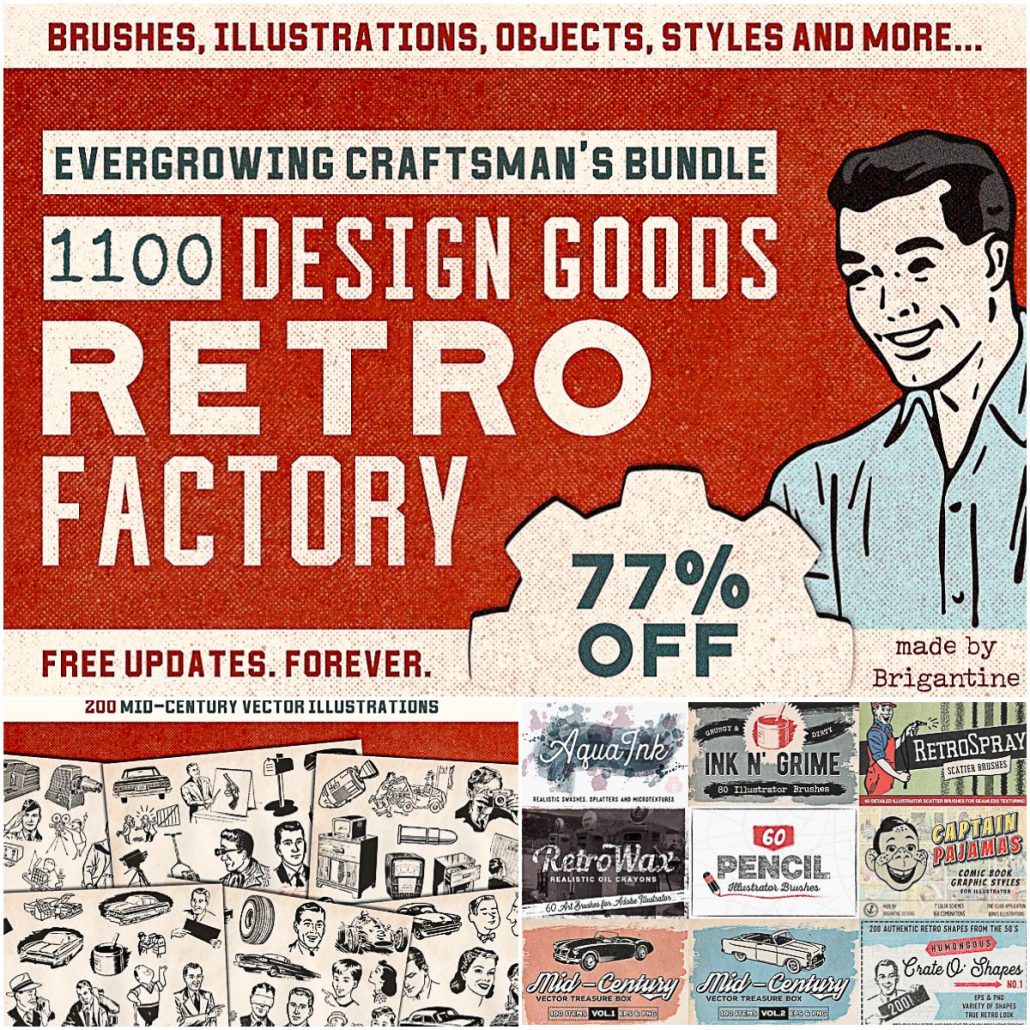 Retro Factory Bundle | Free download