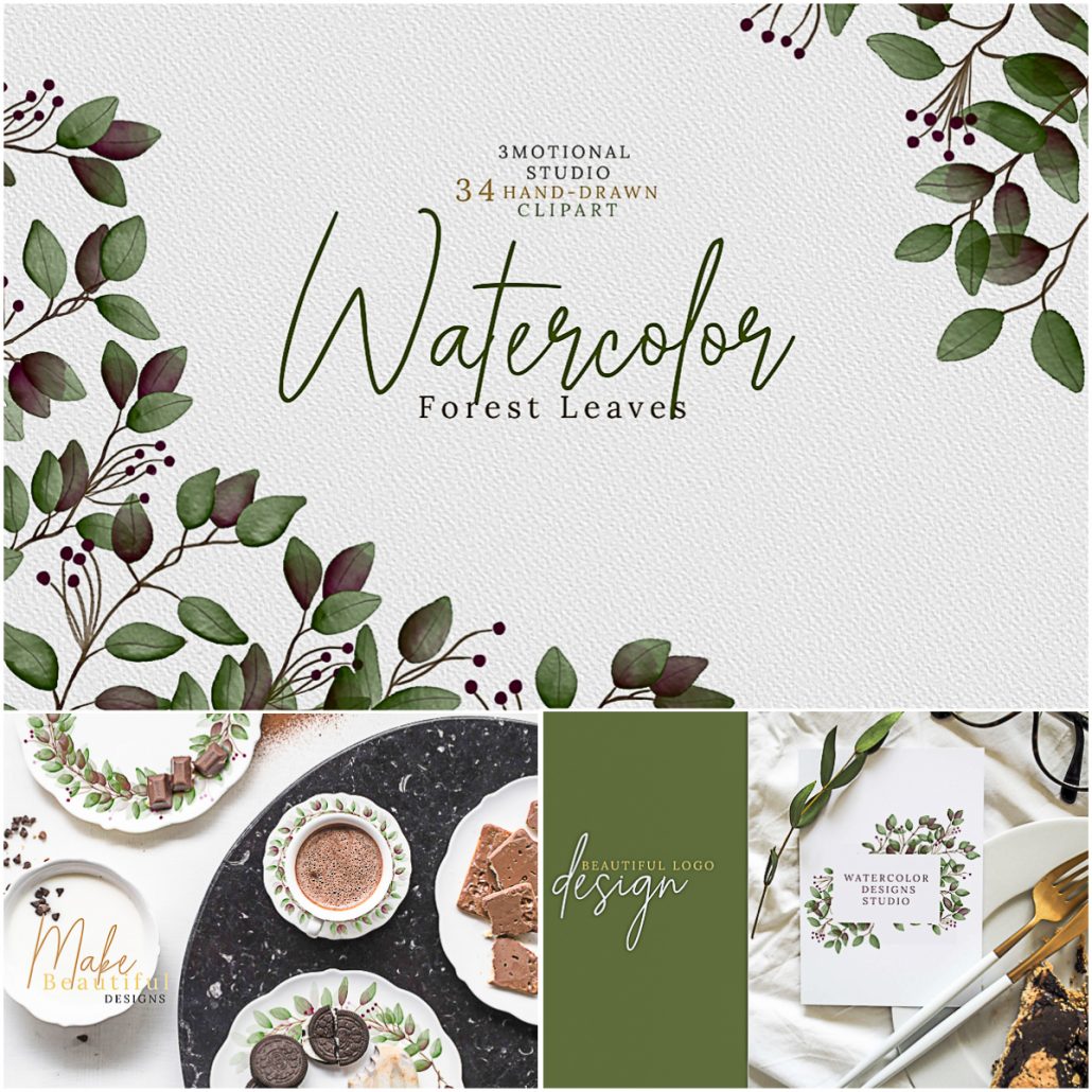 Watercolor Floral Botanicals | Free download