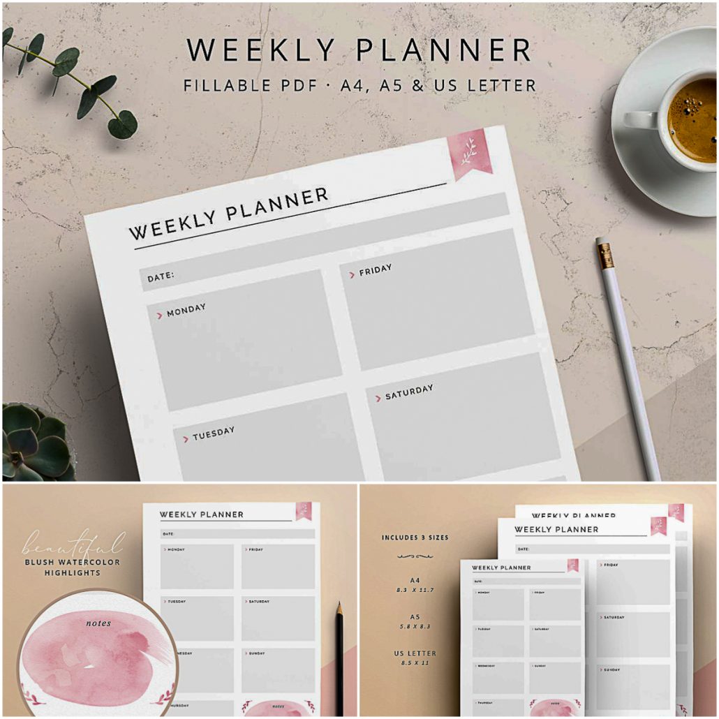 Weekly Planner A4 A5 | Free download