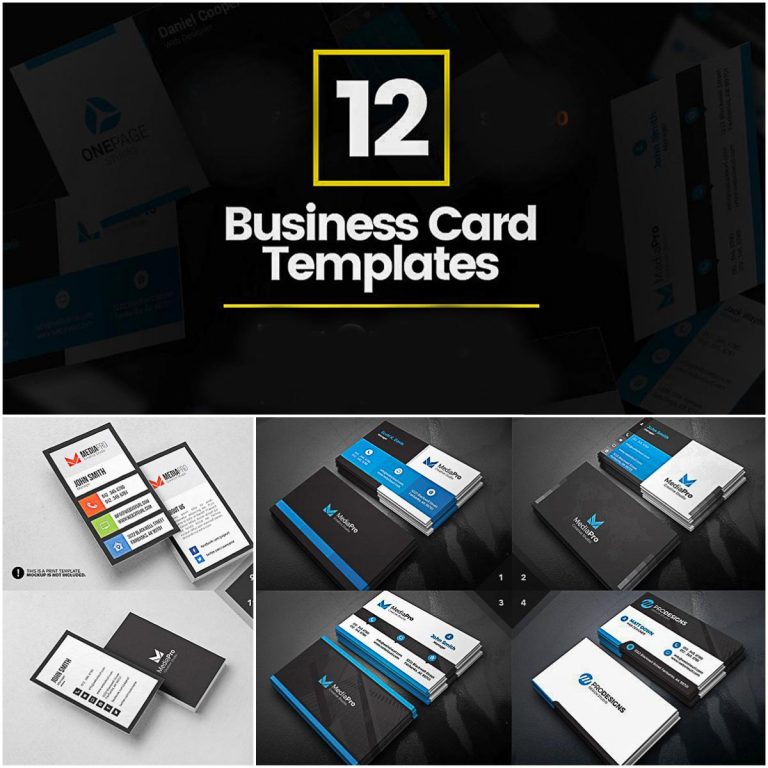 12 Business Card Bundle | Free download