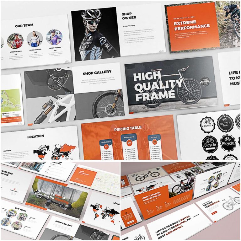 Bicycle Google Slide Presentation | Free download