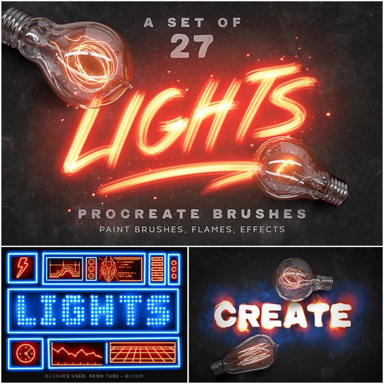 Lights Procreate Brushes Free Download