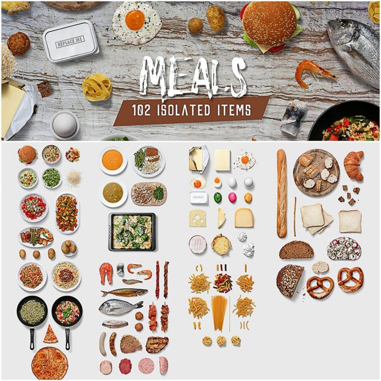 Meals Isolated Food Items | Free download