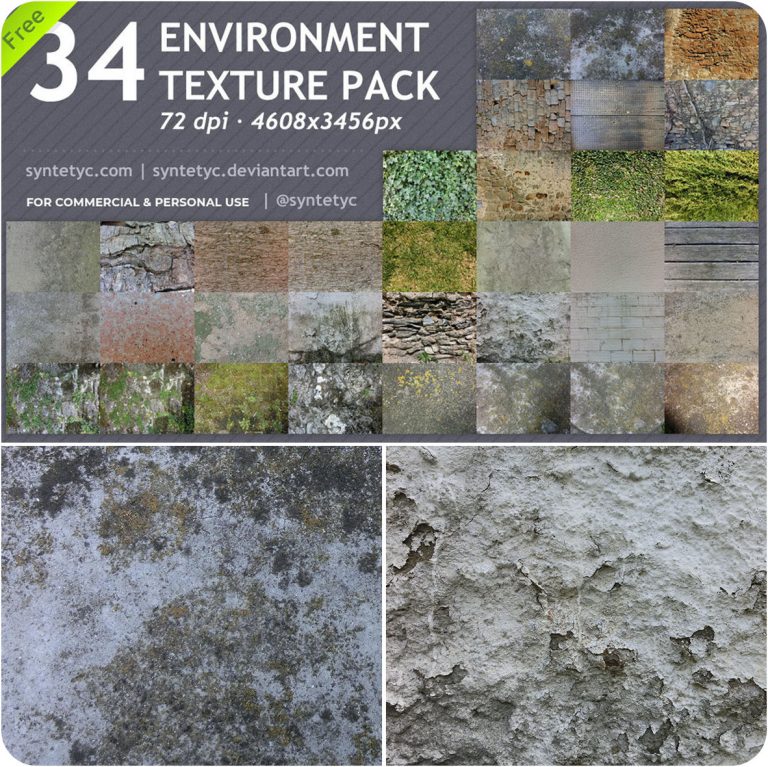 34 Environment Texture Pack | Free download