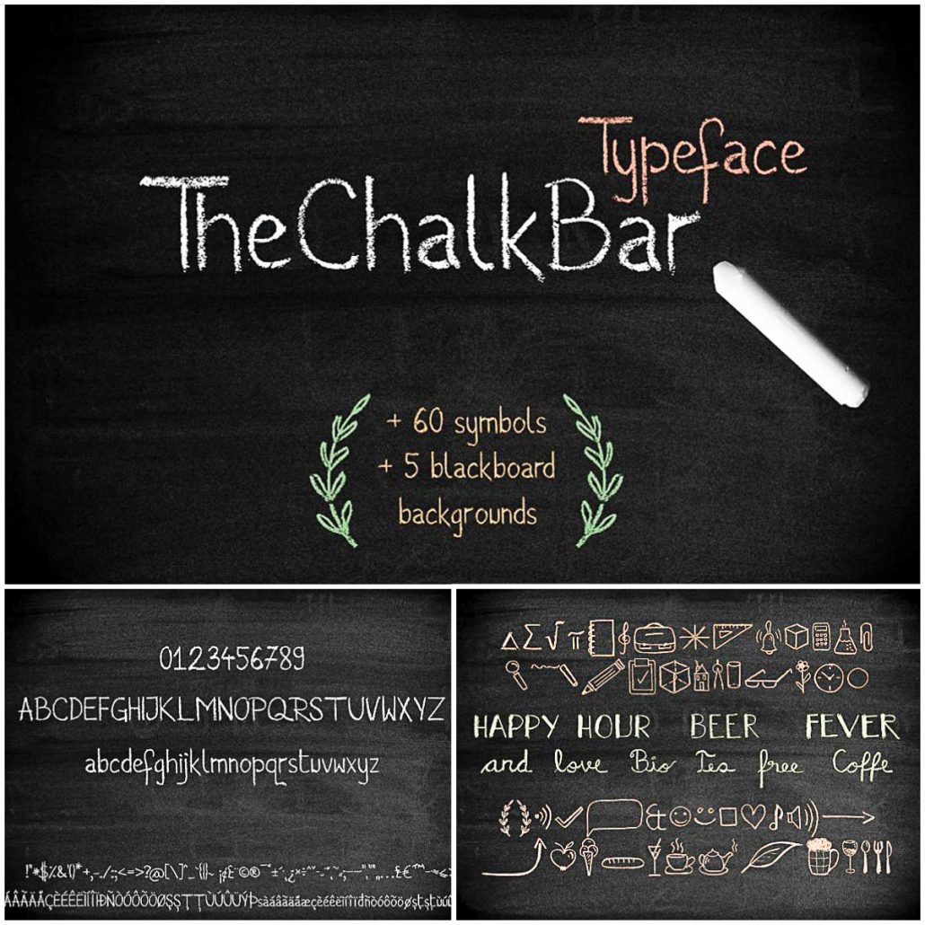 The Chalk Bar Typeface | Free download