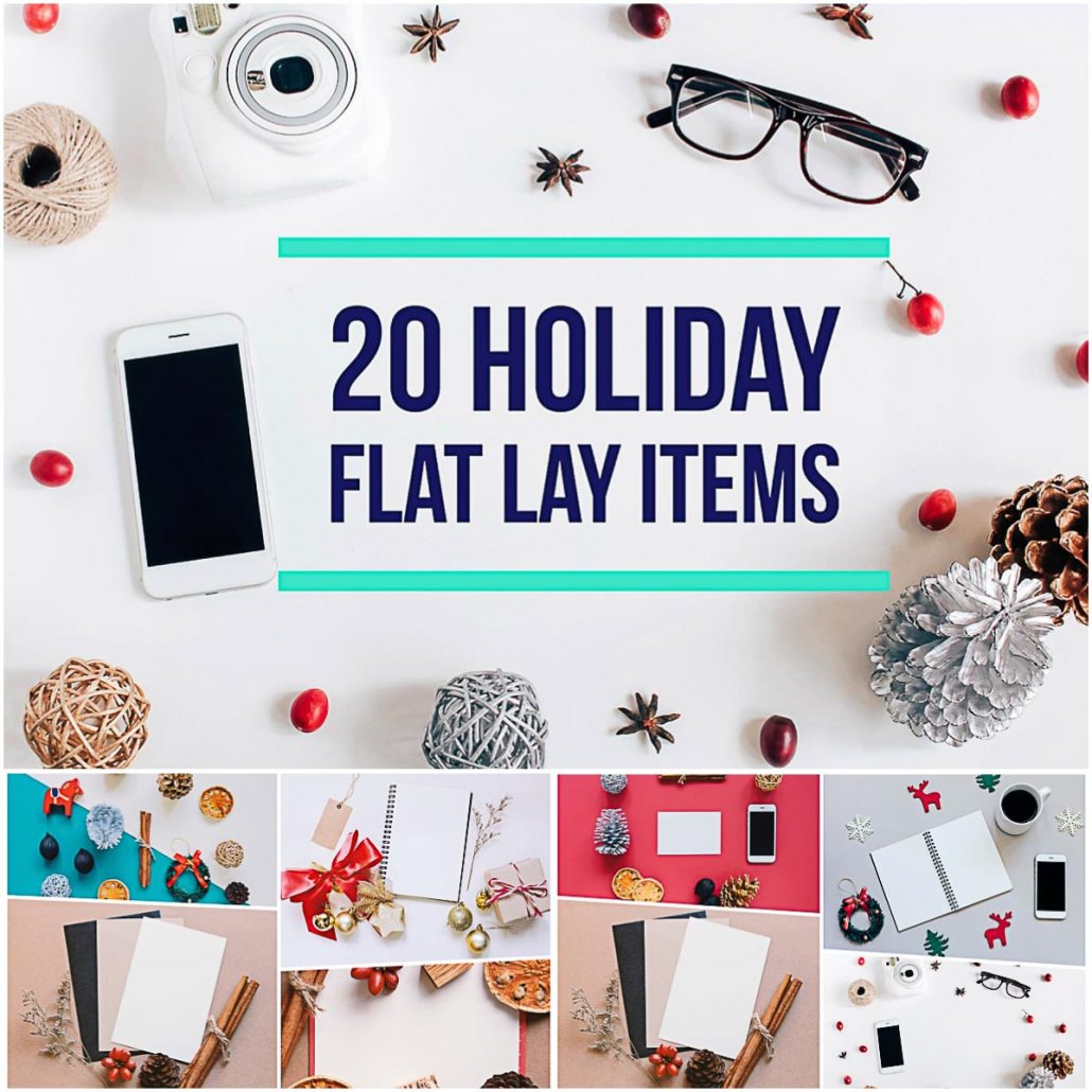 20 Holiday Flay Lay Items | Free download