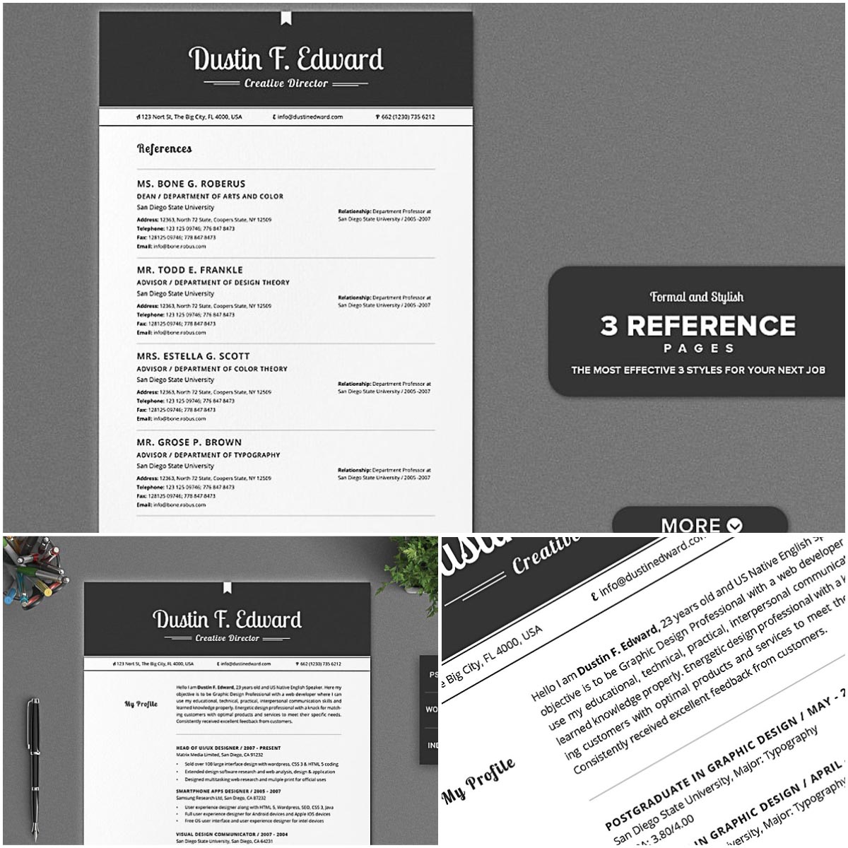Download Template Cv Glints PNG Mikamsni