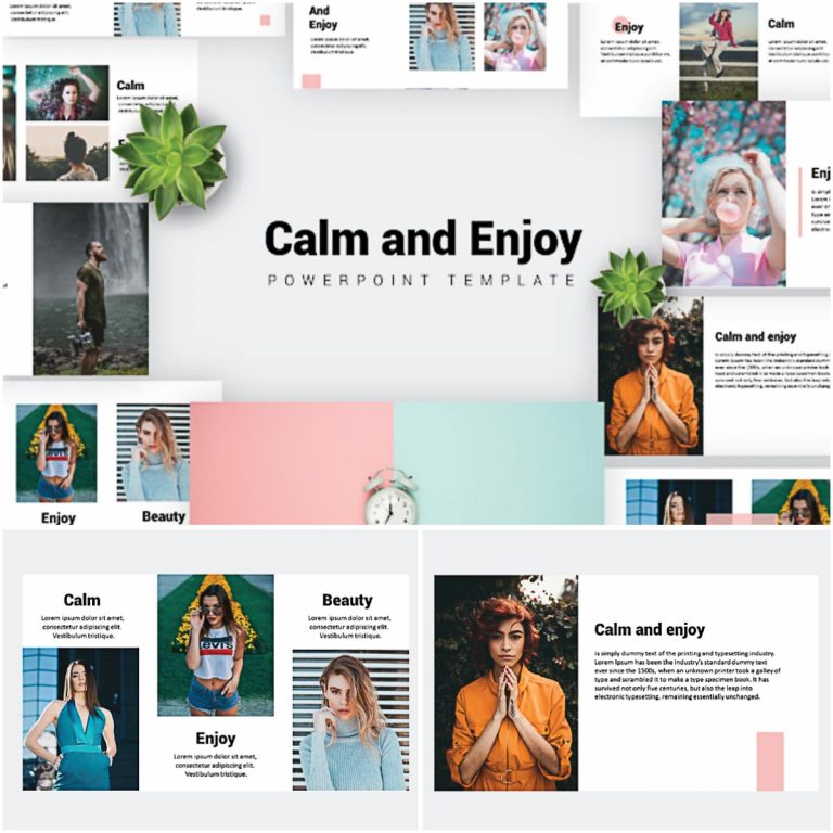 Calm and Joy Powerpoint Template | Free download