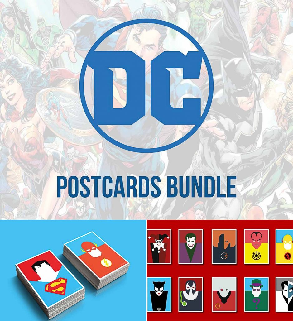 DC Comics Postcards Bundle | Free download