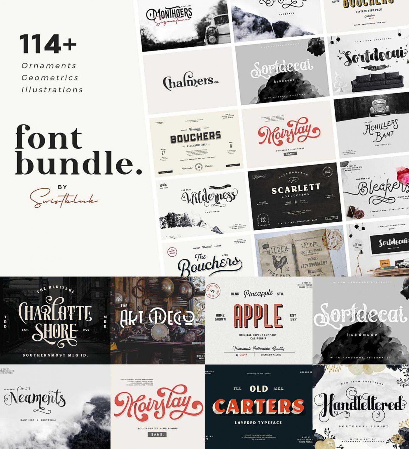 Decorative Fonts Collection | Free download