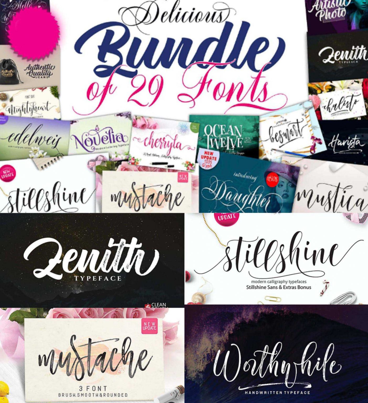 Fabulous Handwritten Font Bundle | Free download