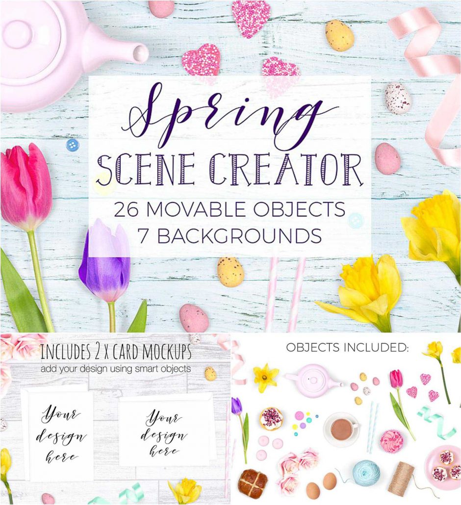 Spring Scene Creator Top View | Free download