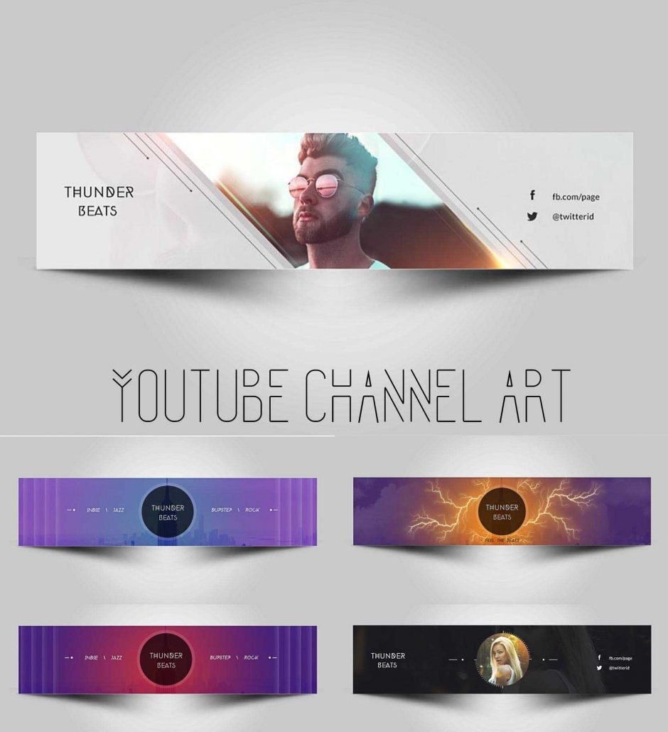Youtube Channel Art | Free download