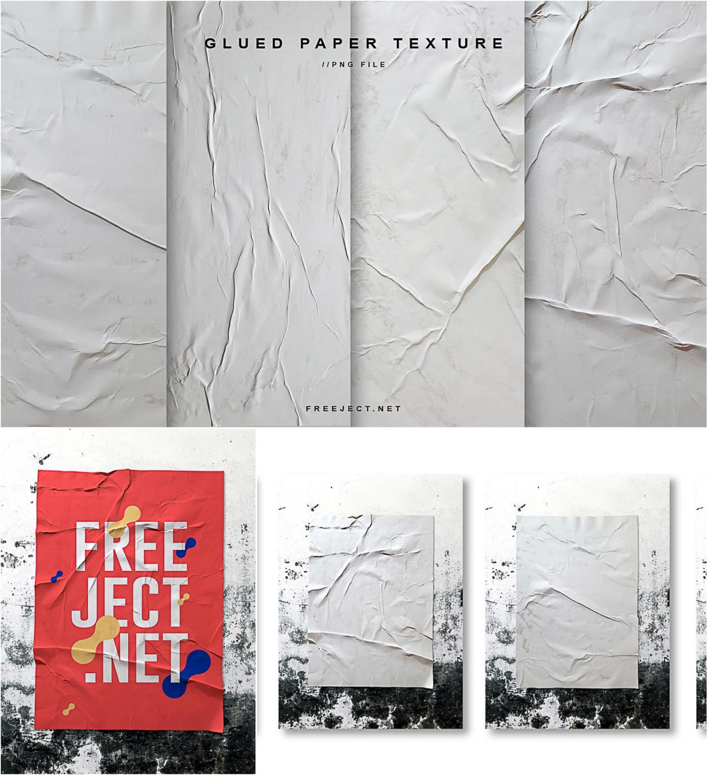 Glued Paper Textures | Free download