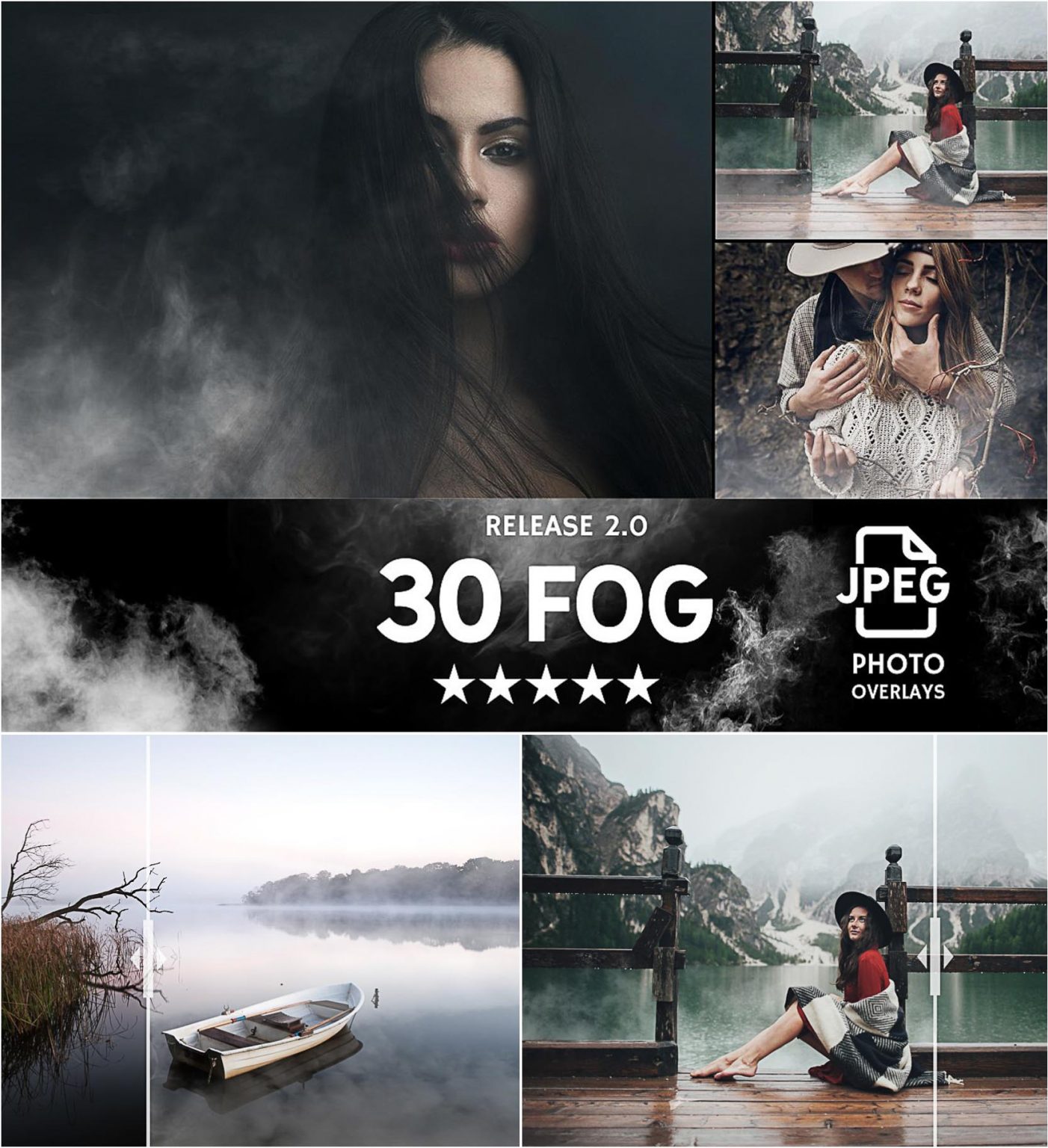 Fog Photo Overlays | Free download