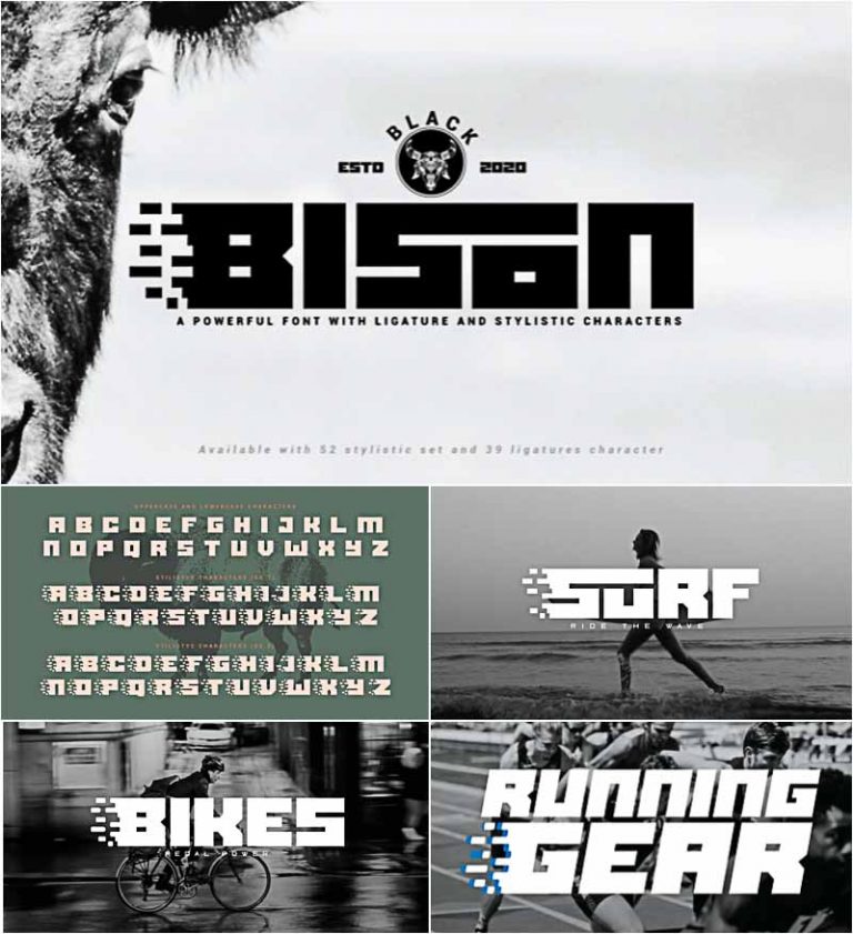 Black Bison Font | Free download