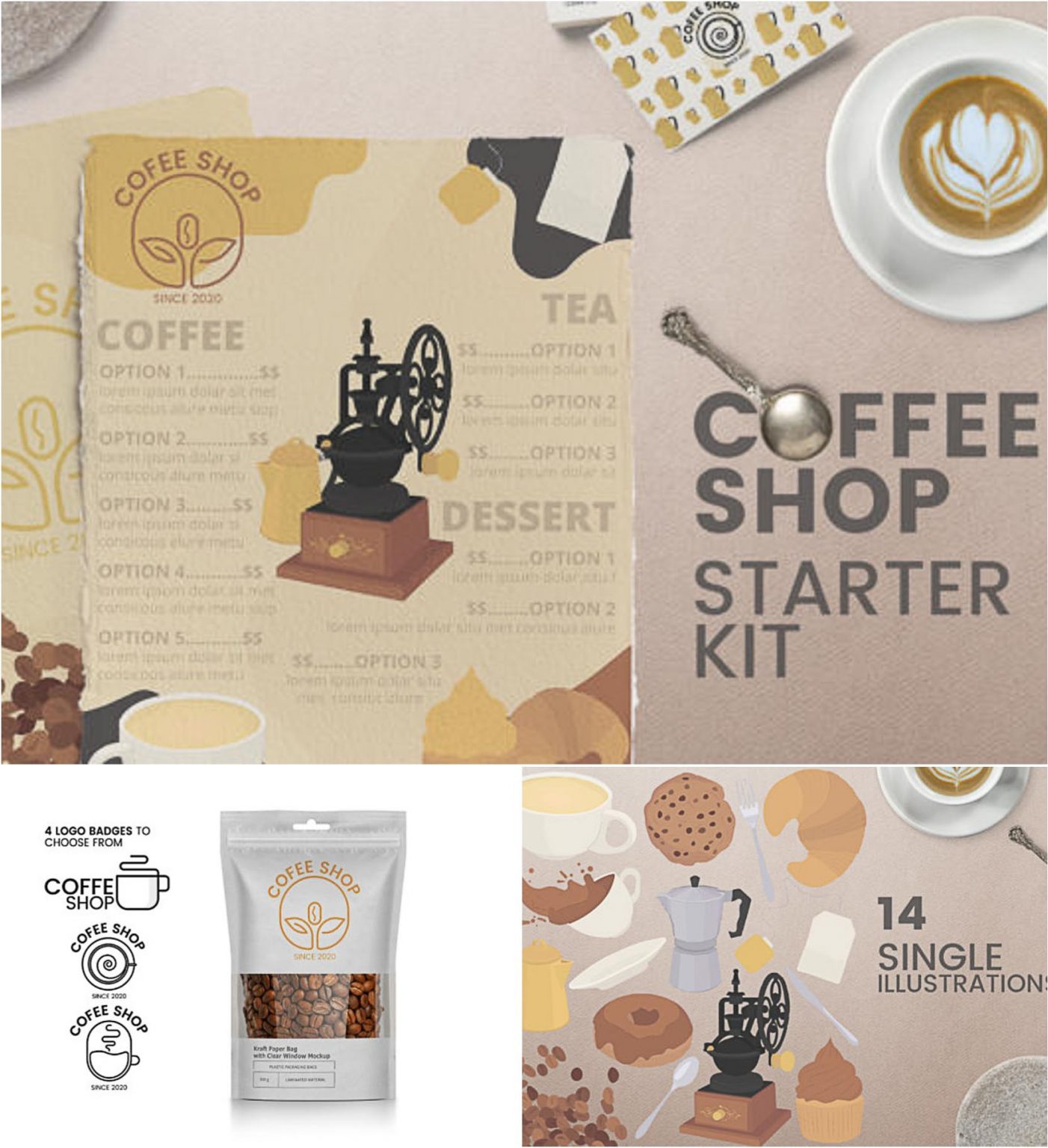 Coffee Shop Starter Kit | Free download