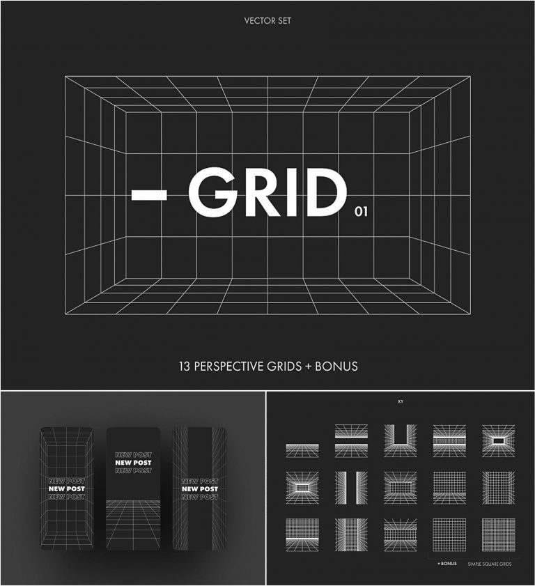 Vector Perspective Grid | Free download