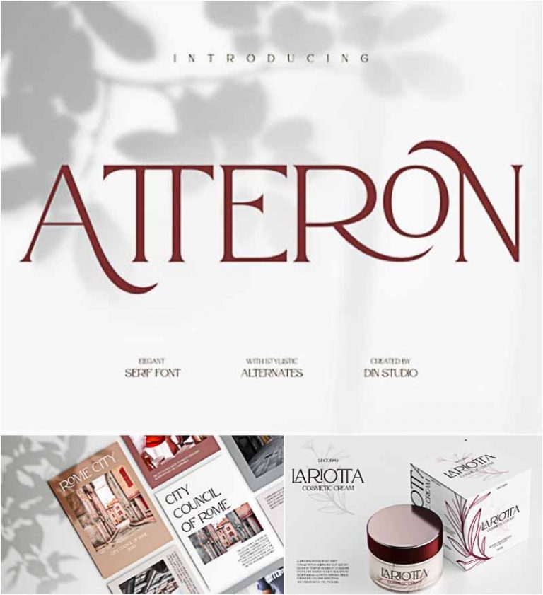Atteron Font | Free download