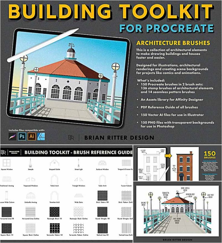 Building Toolkit For Procreate | Free download