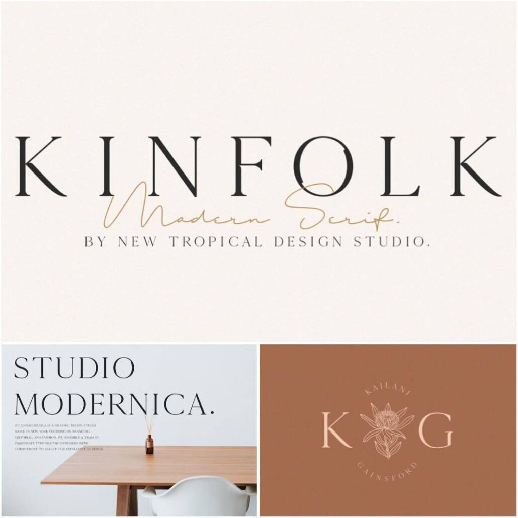Kinfolk Modern Serif Font | Free download