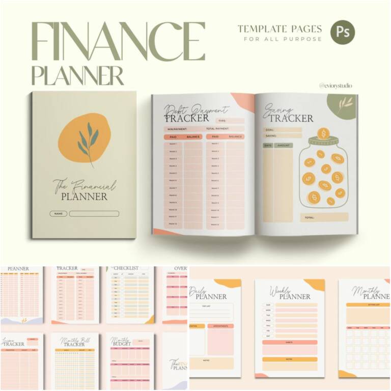 Printable Financial Workbook Planner | Free download