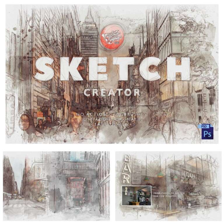 Sketch Creator Photoshop | Free download