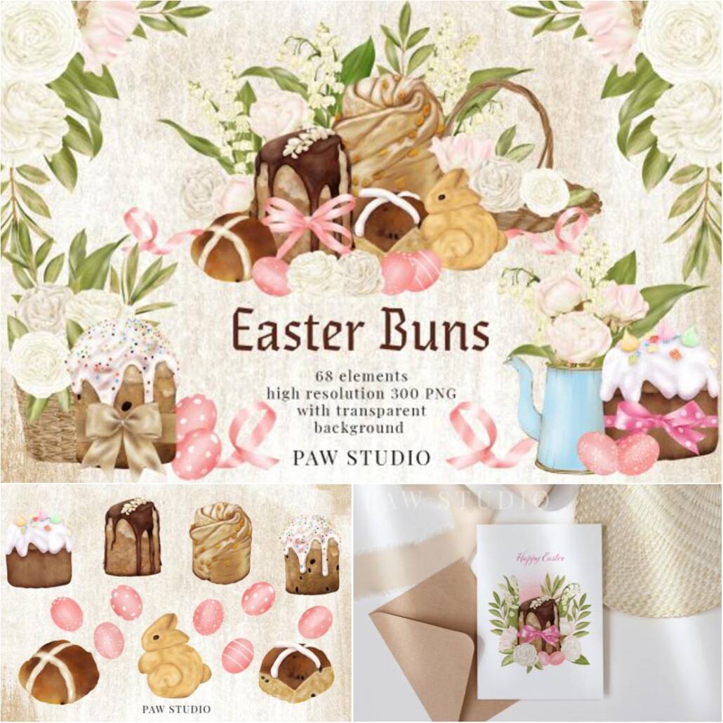 Easter Buns Clipart | Free download