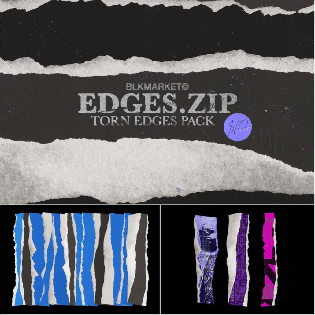 Edges Torn Paper Textures | Free download