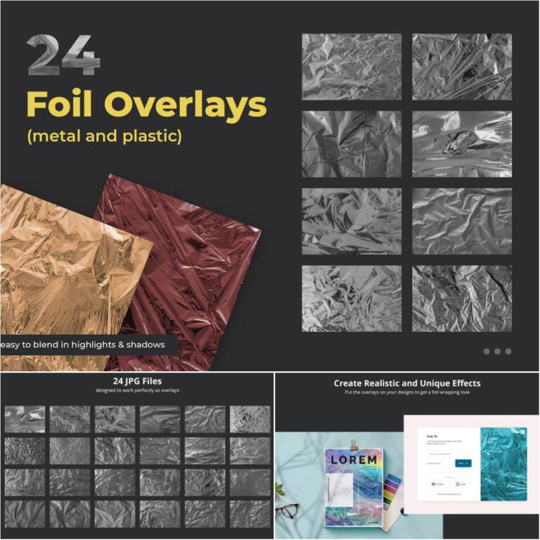 Foil Overlay Textures | Free download