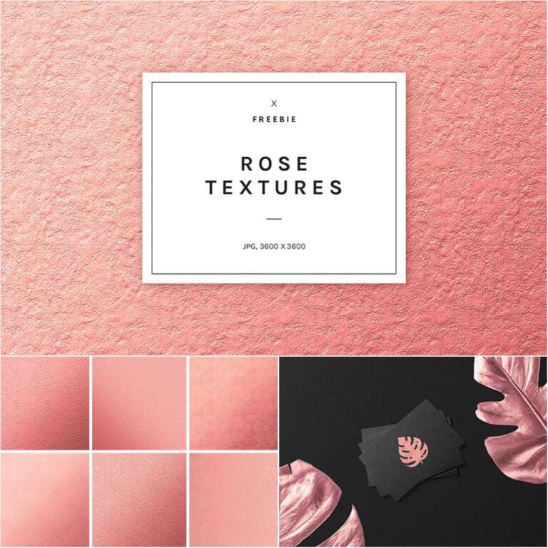 Rose Gold Foil Textures | Free download