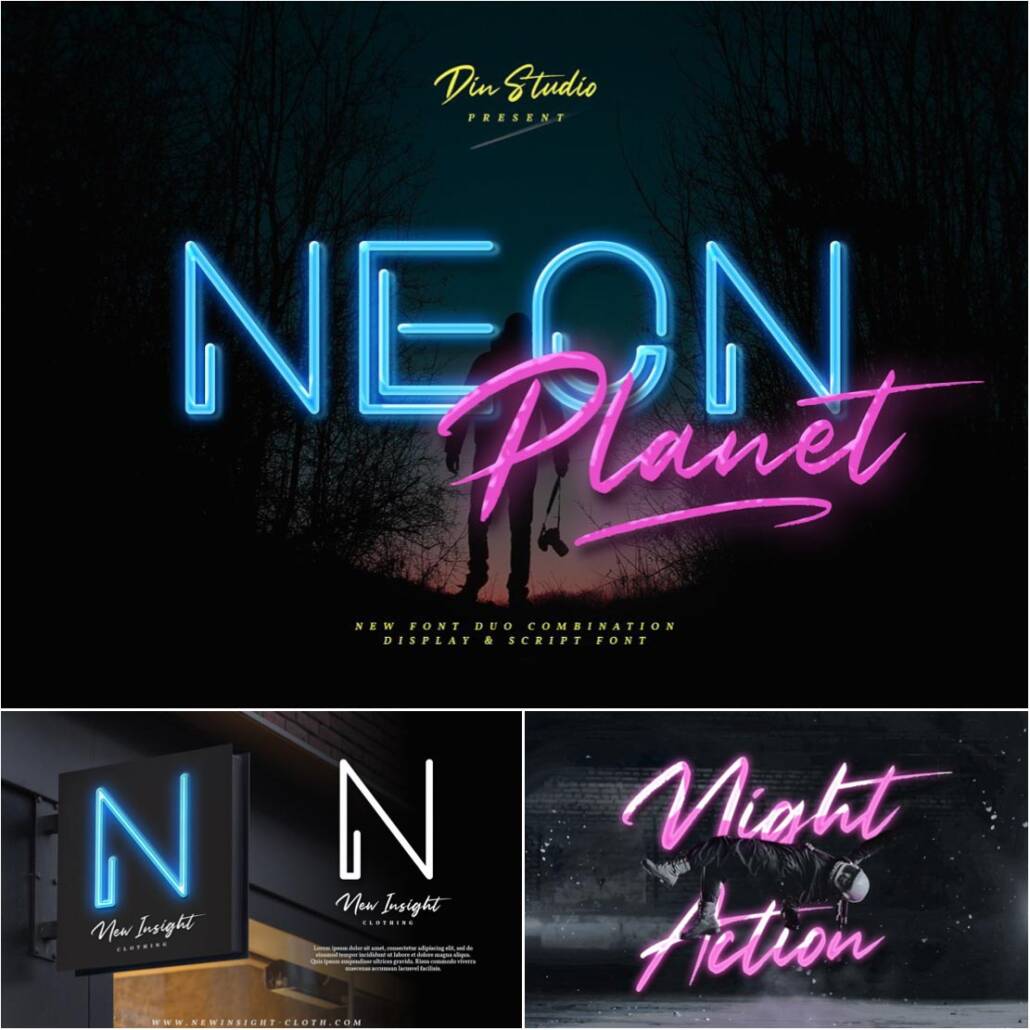 Neon Planet Font | Free download