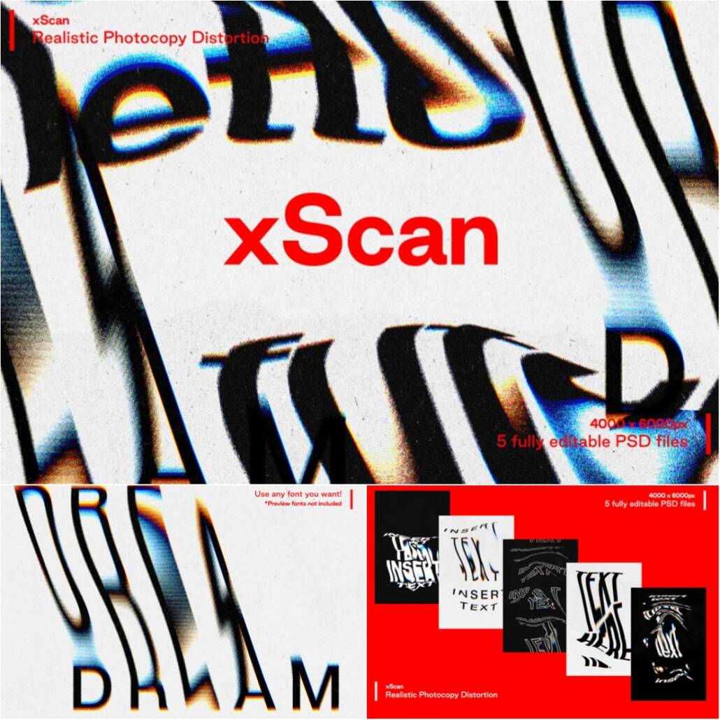 Photocopy Distortion Effect | Free download