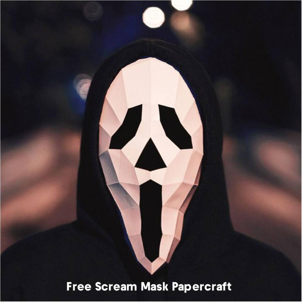Free Scream Mask Papercraft | Free download