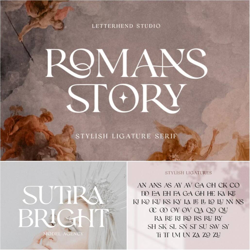 Romans Story Font | Free download