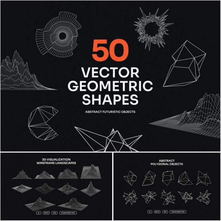 Vector Futuristic Shapes | Free download
