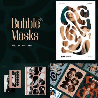 Bubble Masks for Posters | Free download