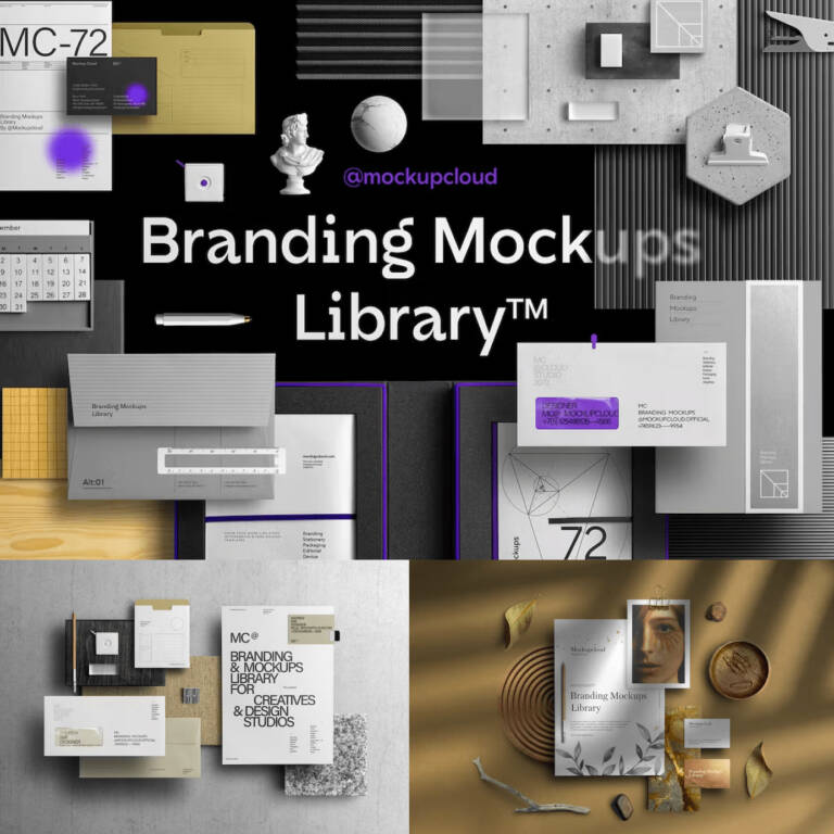 Branding Mockup Library | Free download
