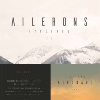 Ailerons Font | Free download