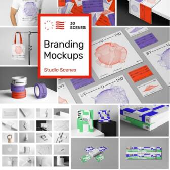 Studio Branding Mockups | Free download
