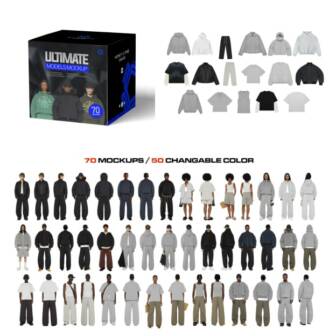 ULTIMATE MODELS MOCKUP PACK | Free download