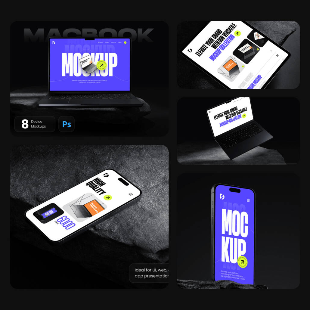 Sleek Apple Device Mockup Bundle | Free download