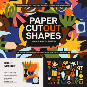 Paper Cut-Out Shapes Collection | Free download