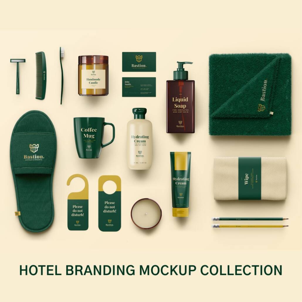 Hotel Branding Mockup Collection | Free download