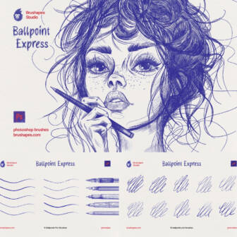 Ballpoint Pen Multiapp Brushes | Free download